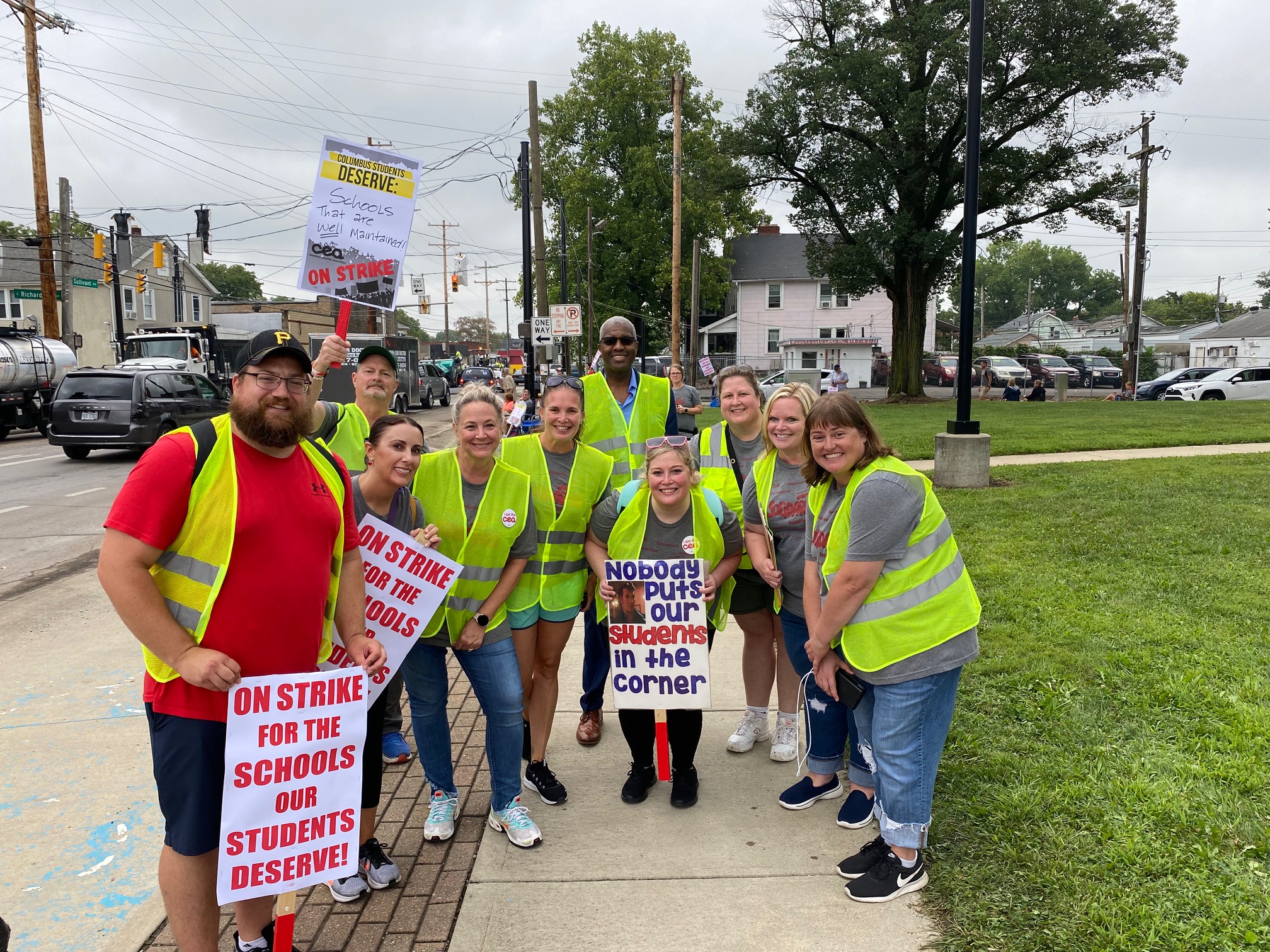 CEA Teachers, Staff Walk the Line and Provide Support for Ohio ...